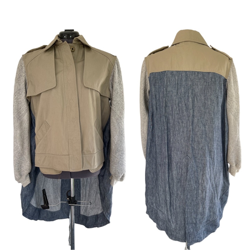 Rare Light Bi-Level Jacket By Alexander Wang. - Gem